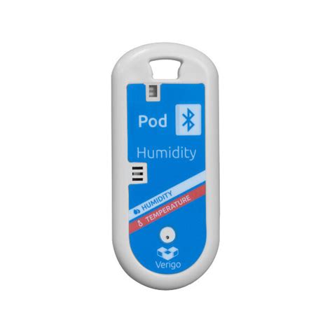 bluetooth temperature and humidity data logger with internal sensor