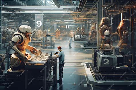 Premium Ai Image Industry 40 And Automation