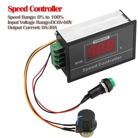 DC V V V V V A PWM DC Motor Speed Co Grandado