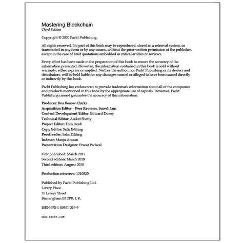 قیمت و خرید کتاب Mastering Blockchain Third Edition اثر Imran Bashir انتشارات رایان کاویان