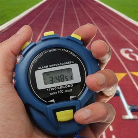 Alarm Chronograph Stopwatch Handheld Professional Stopwatch Sports