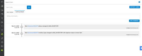 Search Item Search Item Barcode Unicommerce Support Portal