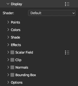 Display Point Cloud Visualizer Documentation