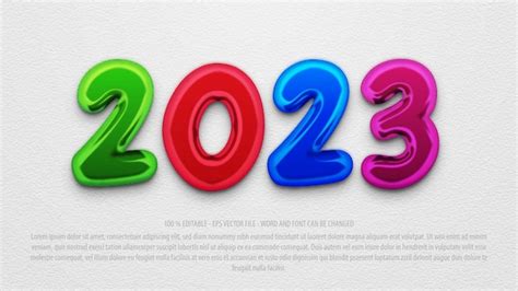 Premium Vector Editable 3d Balloon Text Effect
