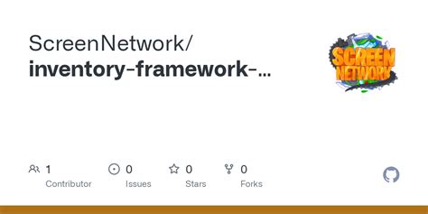 GitHub ScreenNetwork Inventory Framework Fork