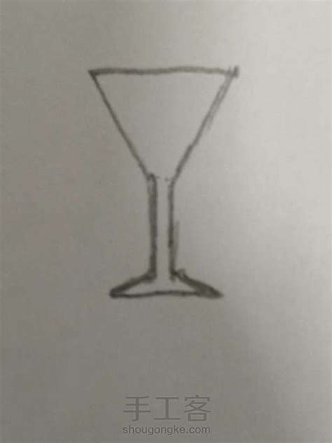 红酒杯简笔画集 简笔画图片大全 普车都