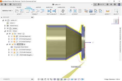 solved is there a way to have lathe tool cut this autodesk community