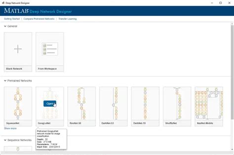 Deep Network Designer Matlab Documentation And Get Started