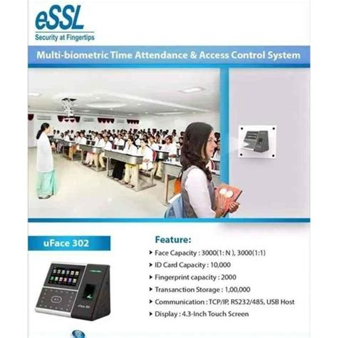 Fingerprint Recognition Essl Uface 302 Biometric System At Rs 16000 In Yerraguntla