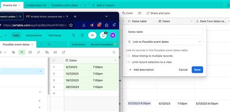 date mismatch airtable community