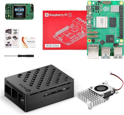 Tada For Raspberry Pi 5 8gb Basic Kit Including Pi 5 8gb