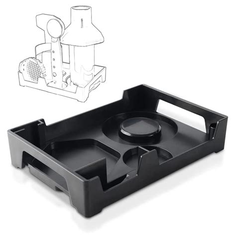 에어로 프레스 커피 메이커 스테이션 오거나이저 스탠드 홀더 내구성 있는 에스프레소 메이커 보관 트레이 지원