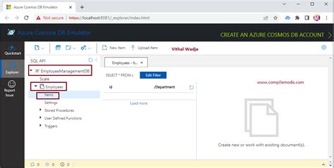 How To Use Azure Cosmos Db Locally For Development