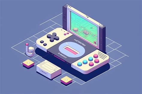 Premium Photo Isometric Game Development Concept For Mobile App