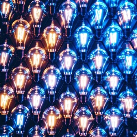 Free Luminous Bulb Array Image Download At Stockcake