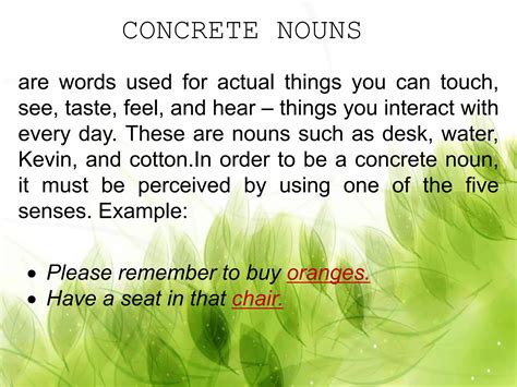 Classes Of Nouns Subcategorization Restriction In English Pptx