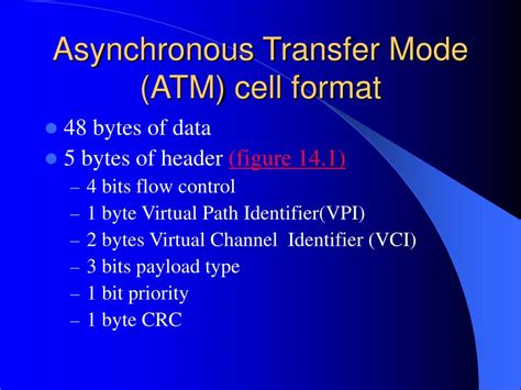Ppt Chapter 14 Connection Oriented Networking And Atm Powerpoint