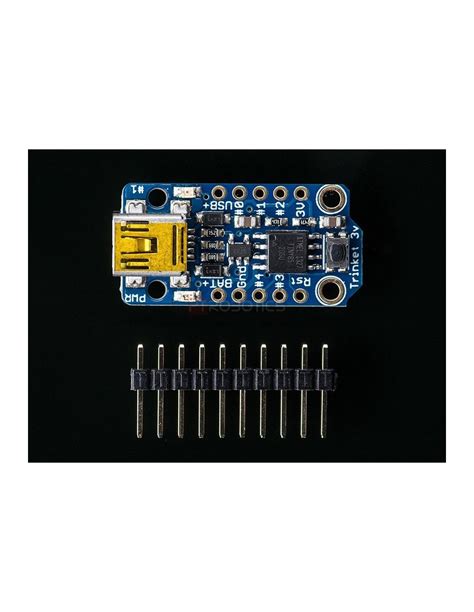adafruit trinket mini microcontrolador 3 3v atmel ptr002798
