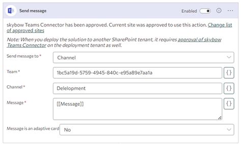 action send message skybow portal