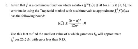 Solved Given That F Is A Continuous Function Which Chegg Com