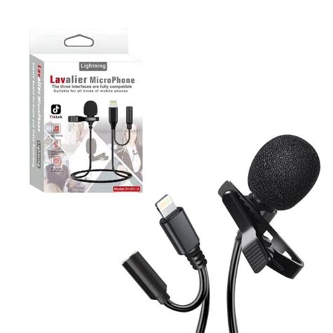 Lavalier Microphone Lightning Connector For Iphone Jh 041 In Gadgets Bravo Mobile
