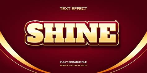 Text Effekt Mit Gradient Glanz Kostenlose Vektor