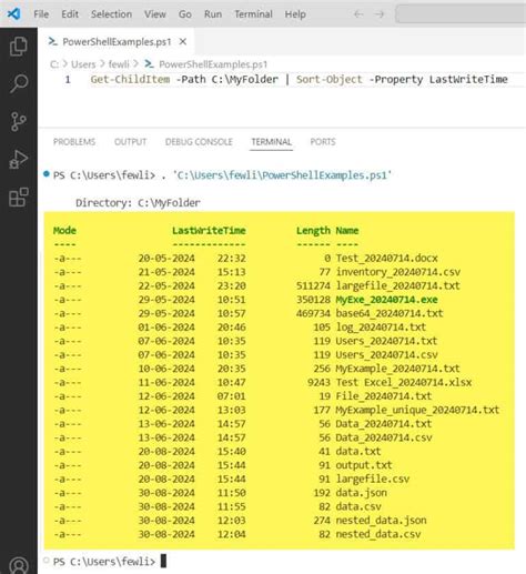 How To Sort Files By Date In Powershell