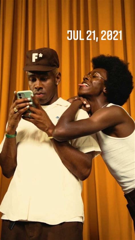 Tyler The Creator With His Cousin Jackson Tyler The Creator Girls With Black Hair Tyler The