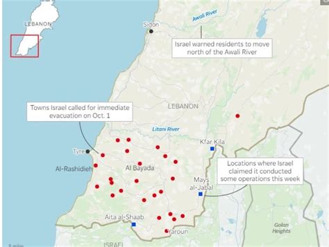 Израел обяви евакуация на Южен Ливан заради предстояща военна операция Информационна агенция ПИК