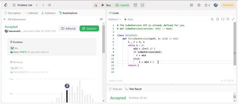 Hasnain Ali On Linkedin This Leetcode Problem Find The First Bad Version Among A Range Of