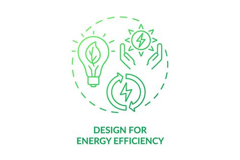 Design For Energy Efficiency Outline Icons ~ Creative Market