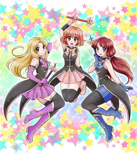 Magic Girls Commission By Tsaianda On Deviantart