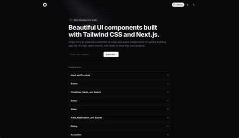 Origin UI - Plus UI Designs