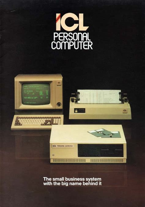 Icl Personal Computer Promotional Item Computing History
