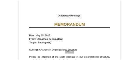 Sample Memo To Employees About Changes Template Template Net Letter Writing Samples Memo