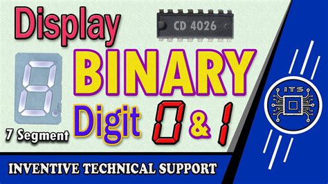 Display Binary Digit 0 And 1 Or Mode 2 Counter On 7 Segment Display By Inventive Technical Support