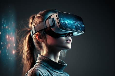 Premium Photo Vr Girl Metaverse