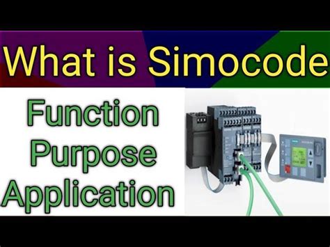 What Is Simocode Function Of Simocode Purpose Of Simocode Hindi