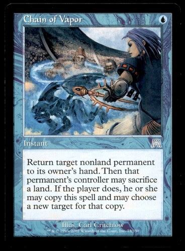 Mtg Chain Of Vapor Lp Light Play Onslaught 44 Ebay