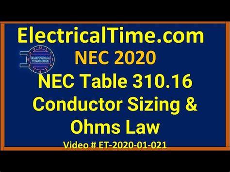 National Electrical Code Wire Size Chart National Electrical Code Wire Size Chart