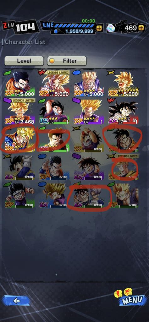 Future Gohan Has The Most Gohan Units Anyone Know Why R Dragonballlegends