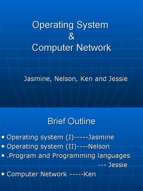 Operating System And Computer Network Pdf