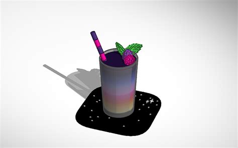 3d Design Berry Sunset Smoothie Gradients Division Tinkercad
