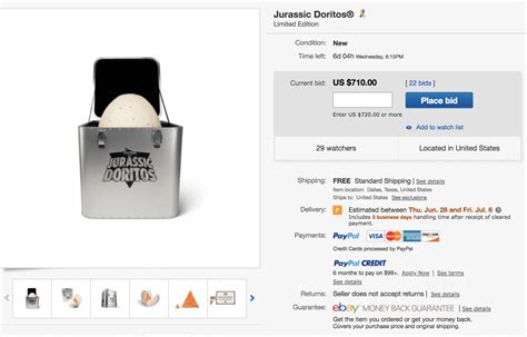 Doritos Has Made A Massive Jurassic Dorito And My Tiny Little Mouth