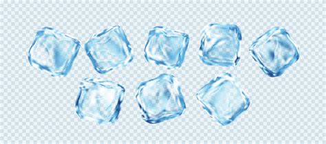 Ice Cubes Royalty Free Vector Image Vectorstock