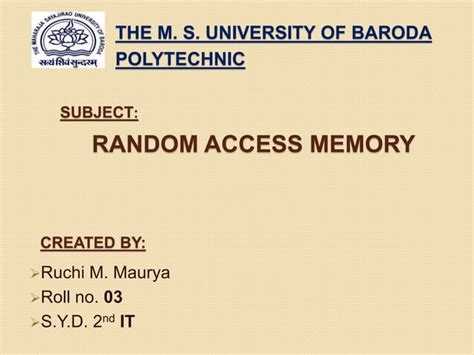 Random Access Memory Pptx Data Storage And Warehousing Computing