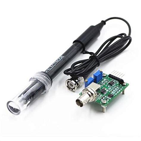 GAOHOU PH0 14 Value Detect Sensor Module PH Electrode Probe BNC For Arduino MKME Store