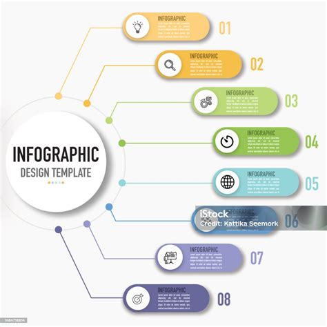 직사각형 종이 접기 마인드 맵 비즈니스 프레젠테이션을 위한 인포그래픽 마인드맵에 대한 스톡 벡터 아트 및 기타 이미지 마인드맵 인포그래픽 그래프 Istock