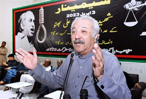 Political Secretary To Ppp Chairman Jameel Ahmed Soomro Addressing During A Seminar On Former