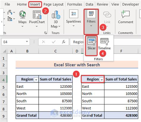 how to create an excel slicer with a search box easy steps